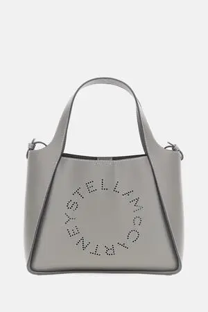 Stella McCartney Logo Crossbody Tote Bag Eco Embossed Grainy Alter Mat - Multicolor