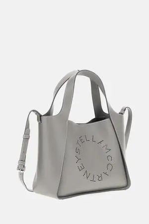 Stella McCartney Logo Crossbody Tote Bag Eco Embossed Grainy Alter Mat - Multicolor