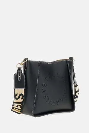 Stella McCartney Logo Crossbody Bag Grainy Alter Mat - Multicolor