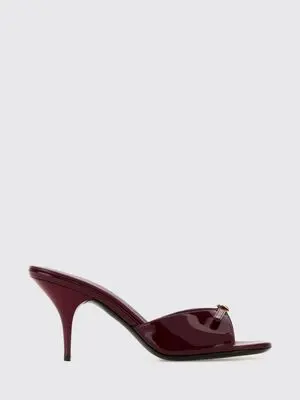 Miu Miu Patent Leather Heeled Sandals - Multicolor