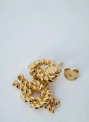 TOTEME Rope Knot Earrings