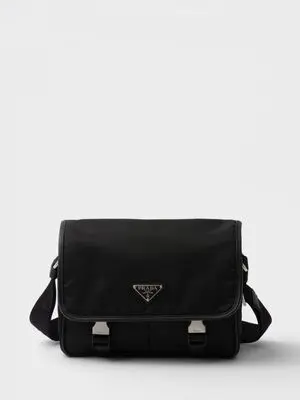 Prada Re-nylon And Saffiano Leather Bag - Black