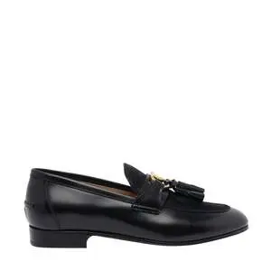 Valentino Garavani Vaniteux Leather Loafers - Black