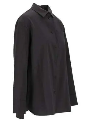 Max Mara Basic Wool Canvas Shirt