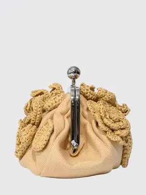 Max Mara Crochet Embroidered Clutch