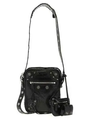 Balenciaga Le Cagole Men' Crossbody Bag - Black