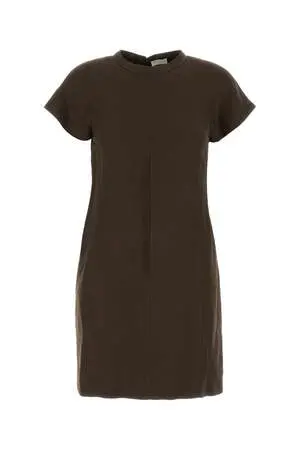 Brunello Cucinelli Viscose Blend Dress - Brown