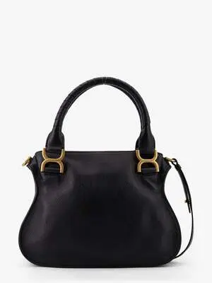 Chloé Marcie Small Leather Crossbody Bag - Black