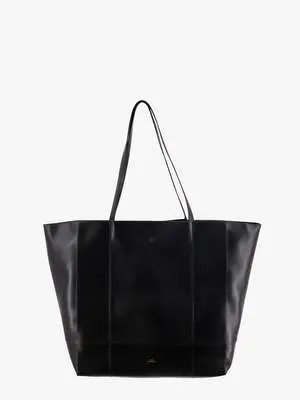 TOTEME Roam Leather Shoulder Bag - Black