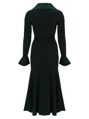 SELF-PORTRAIT Midi Dress With Cut-out
