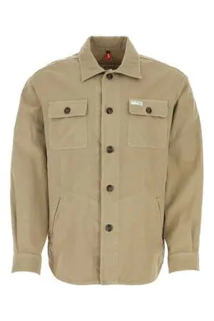 FAY Cappuccino Cotton Blend Shirt - Brown
