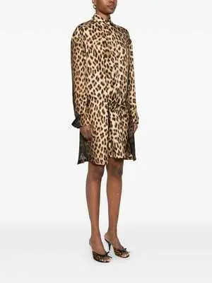 Sportmax Leopard Midi Dress