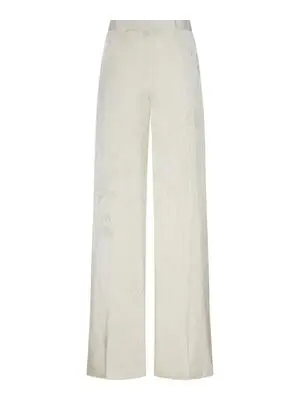 FORTE_FORTE Wide-leg Jacquard Trousers