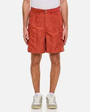 Sacai Short Cargo Shorts - Multicolor