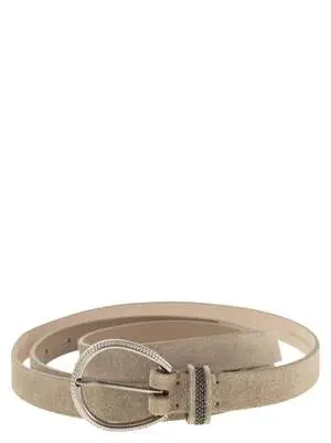 BRUNELLO CUCINELLI BRUNELLO CUCINELLI Suede Calfskin Belt