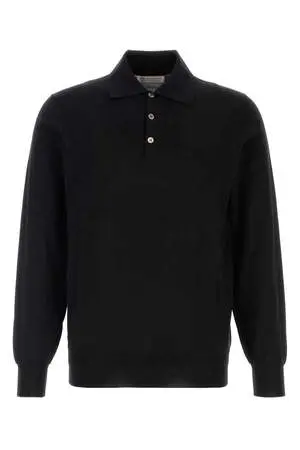 Brunello Cucinelli Cotton Polo Shirt - Black