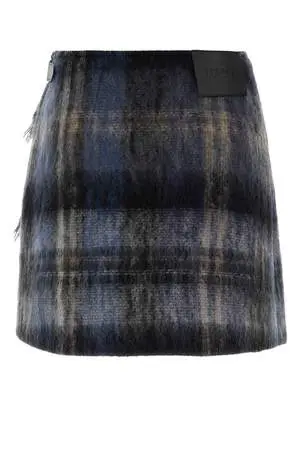 Loewe Embroidered Mohair Blend Mini Skirt