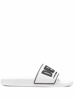 DIESEL® Sa-mayemi Cc Slides With Logo - White