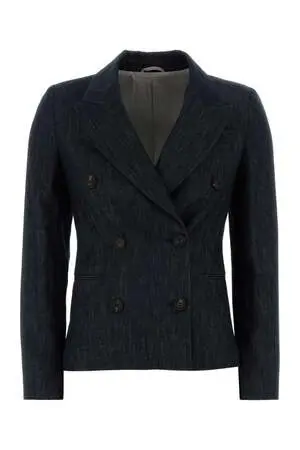 Brunello Cucinelli Dark Denim Blazer