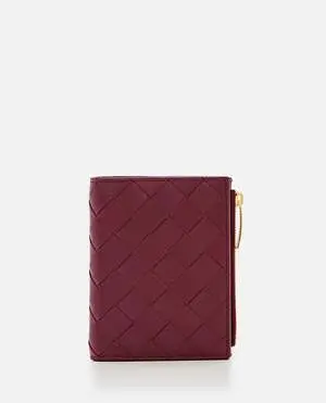 Bottega Veneta Leather Card-holder Intrecciato - Multicolor