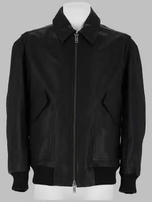 BOSS Giacca Josual In Pelle - Black