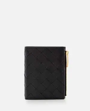Bottega Veneta Leather Card-holder Intrecciato - Multicolor