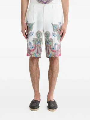 Etro Paisley Print Shorts