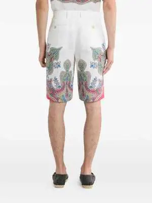 Etro Paisley Print Shorts