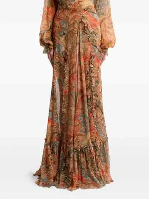 Etro Paisley Pattern Long Skirt - Multicolor