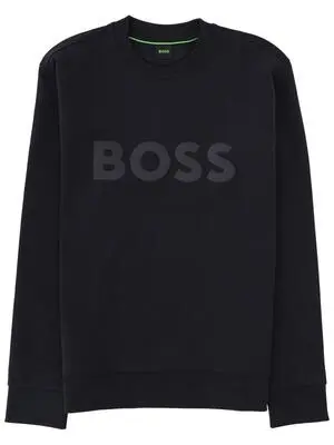 BOSS Sweatshirt With Logo - Blue