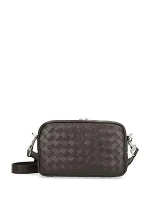 Bottega Veneta Leather Camera Bag - Brown