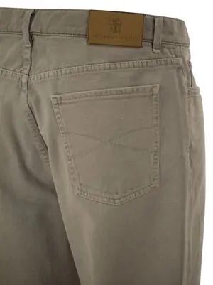 Brunello Cucinelli Five-pocket Cotton Jeans - Multicolor