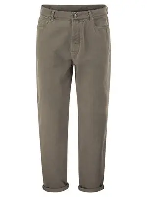Brunello Cucinelli Five-pocket Cotton Jeans - Multicolor