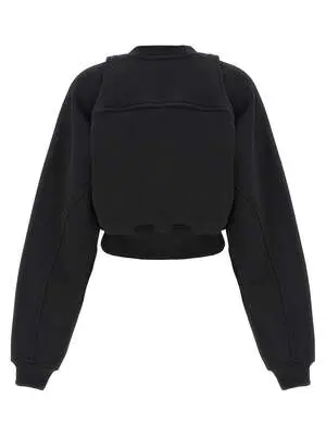 Off-White Cropped Sweatshirt