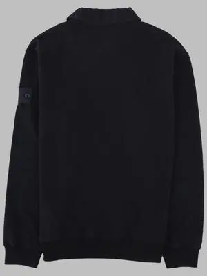 Stone Island Polo Con Patch Logo - Blue
