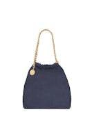 Stella McCartney Falabella Medium Drawstring Alter Suede