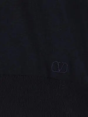 Valentino Garavani Vlogo Signature Wool Sweater - Blue
