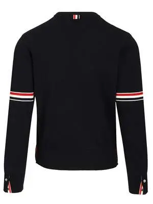Thom Browne Milano Stitch Crew Neck Sweater