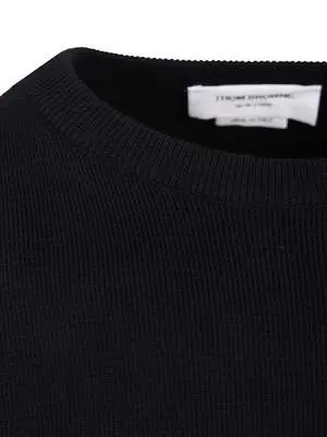 Thom Browne Milano Stitch Crew Neck Sweater