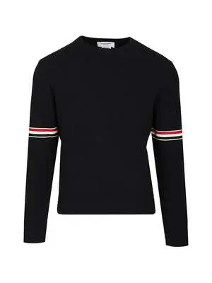Thom Browne Milano Stitch Crew Neck Sweater
