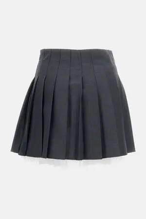 SELF-PORTRAIT Pleated Mini Skirt