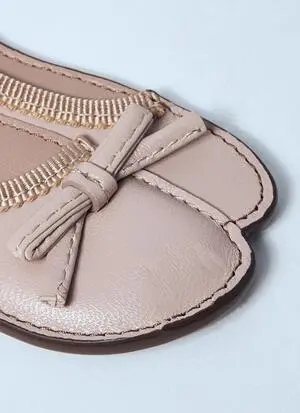 Miu Miu Miu Ballet Leather Keychain