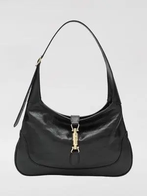 Gucci Jackie 1961 Leather Shoulder Bag - Black