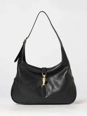Gucci Jackie 1961 Leather Shoulder Bag - Black