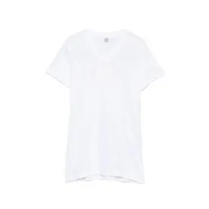 TOTEME V-neck Short Sleeves T-shirt - White