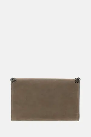 Stella McCartney Falabella Wallet With Chain Alter Suede Bag - Multicolor