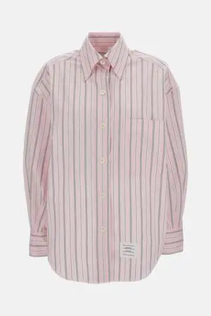 Thom Browne Supersized Striped Shirt