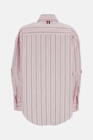 Thom Browne Supersized Striped Shirt