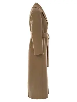 Max Mara Poldo Wool Coat - Brown