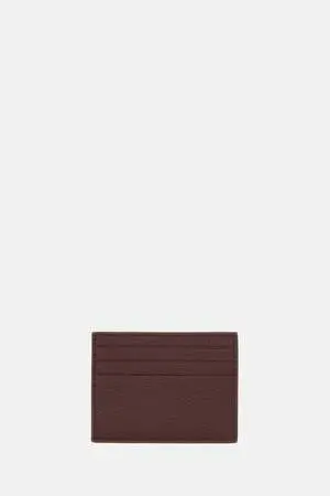 Thom Browne Single Card Holder Soft Pebble Grain Leather